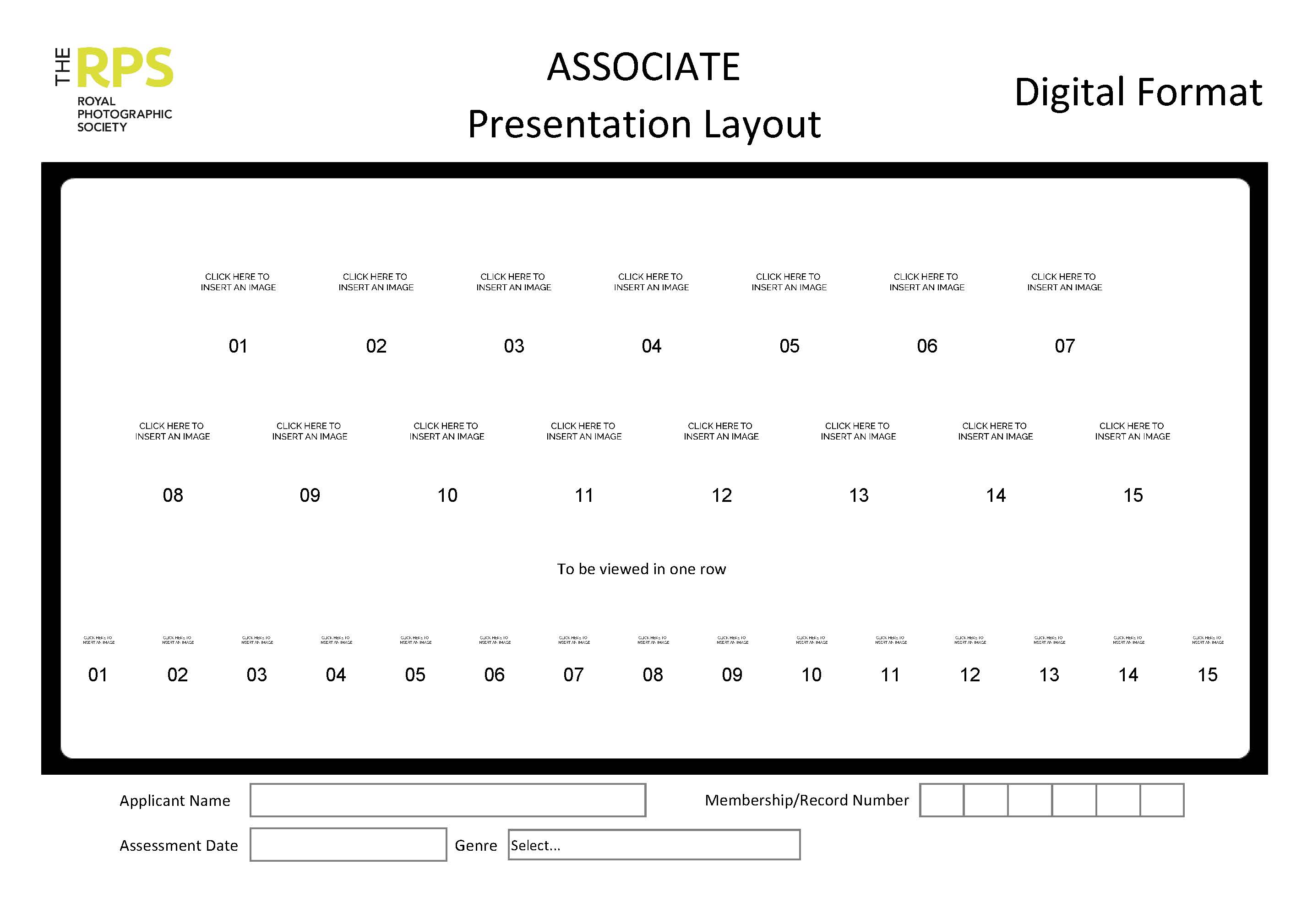ARPS Presentation Layouts - Digital Format
